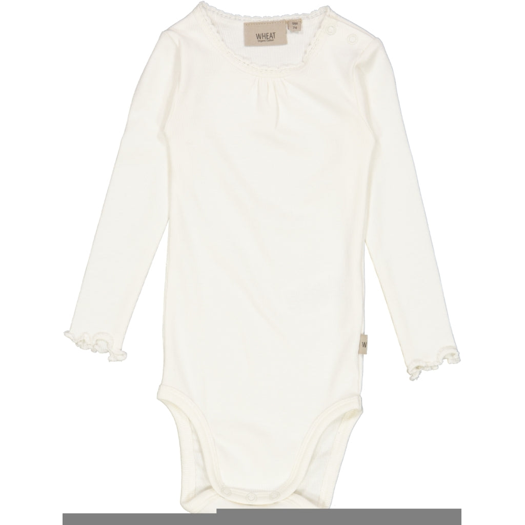 Body Rib Lace Ls Ivory Uk