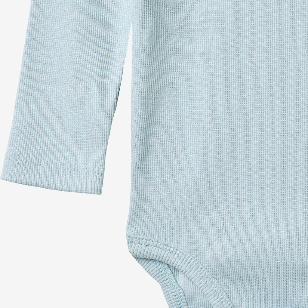 2 Rib Body L/S Spencer - summer sky – Wheat.co.uk