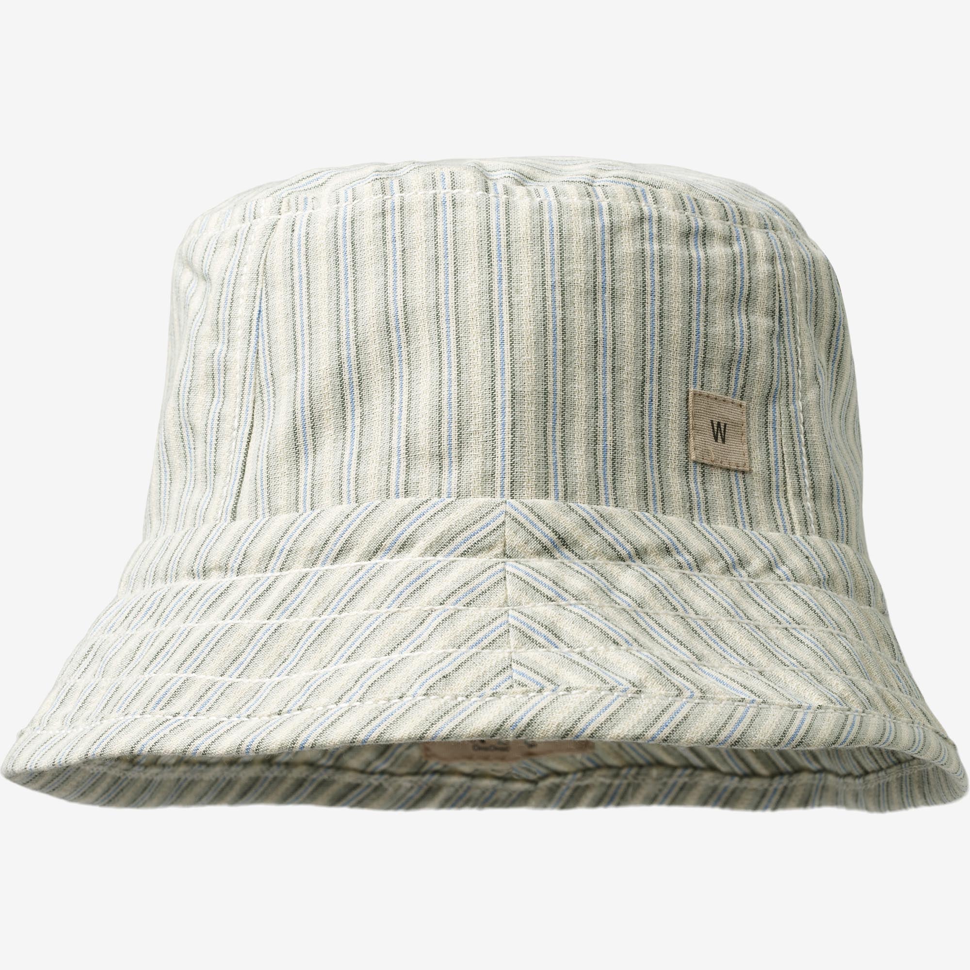 Bucket Hat Alec - aquablue stripe – Wheat.co.uk