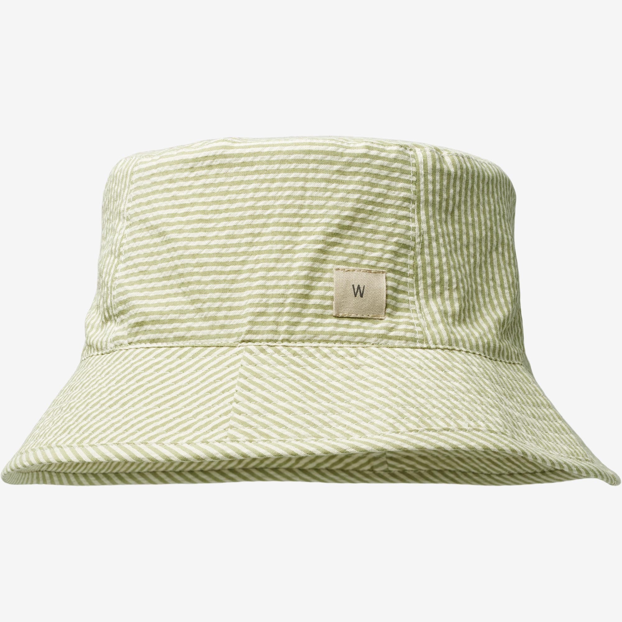 Bucket Hat Alec - green stripe – Wheat.co.uk