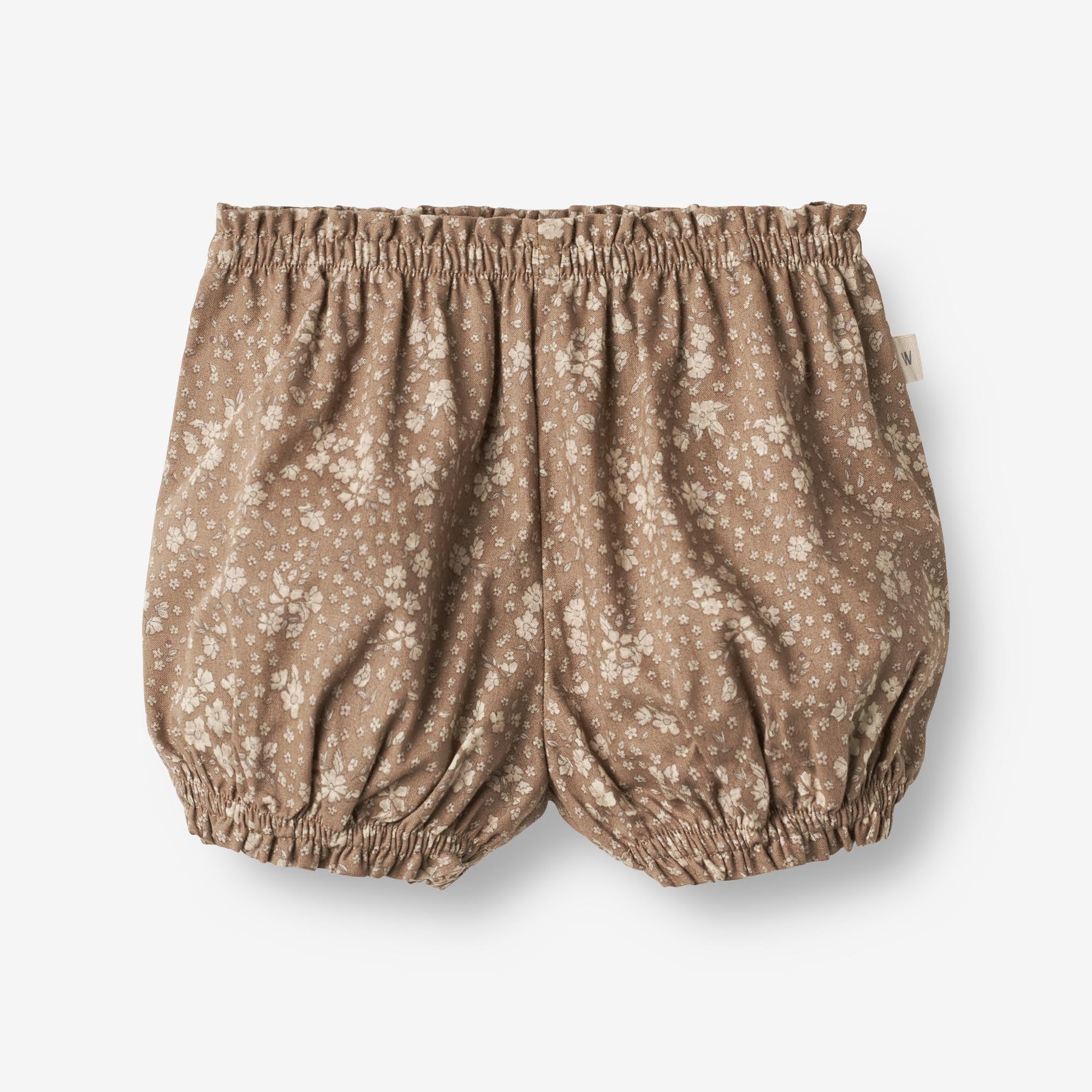 Nappy Pants Angie | Baby - cocoa brown flowers – Wheat.co.uk