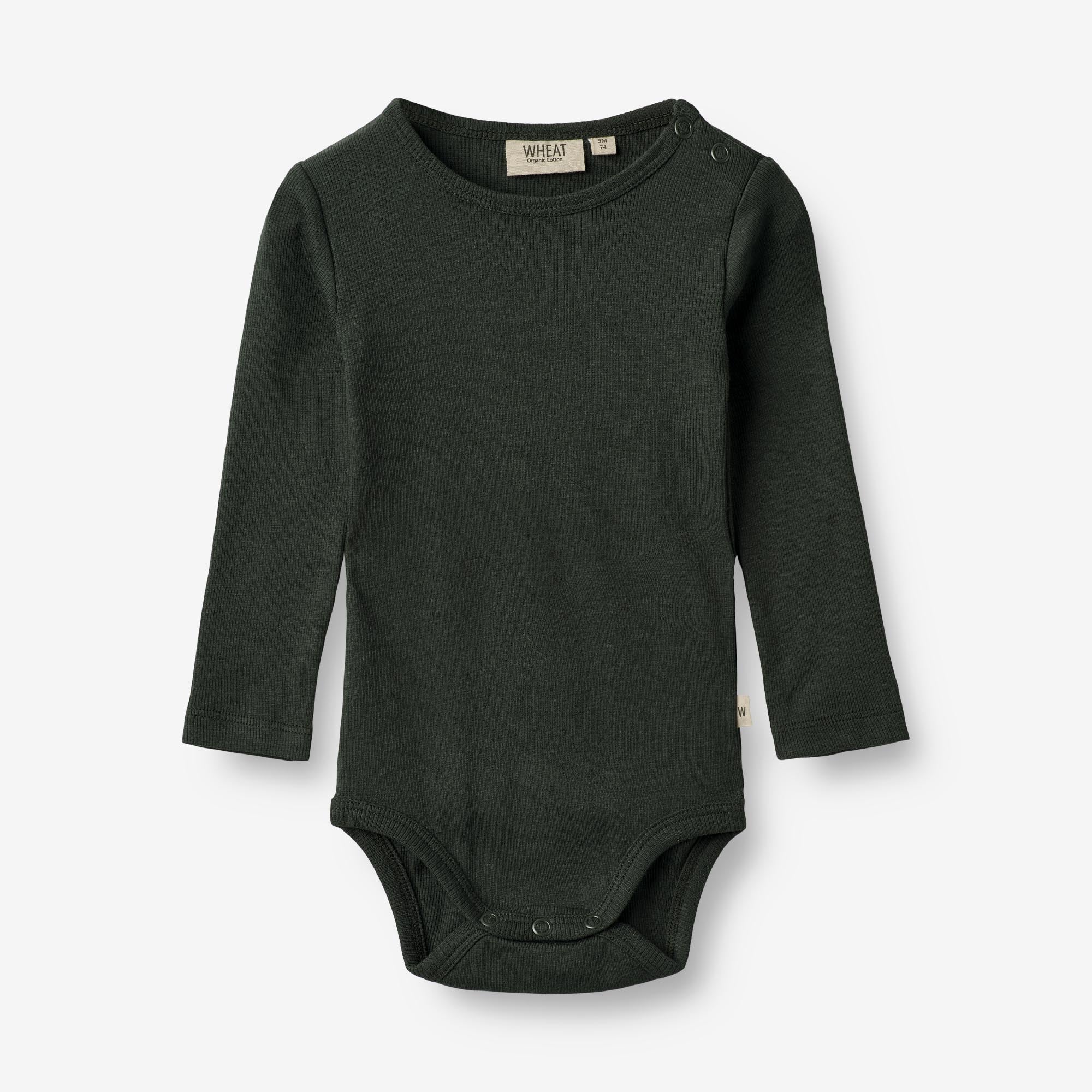 Rib Body Peter | Baby - black coal – Wheat.co.uk