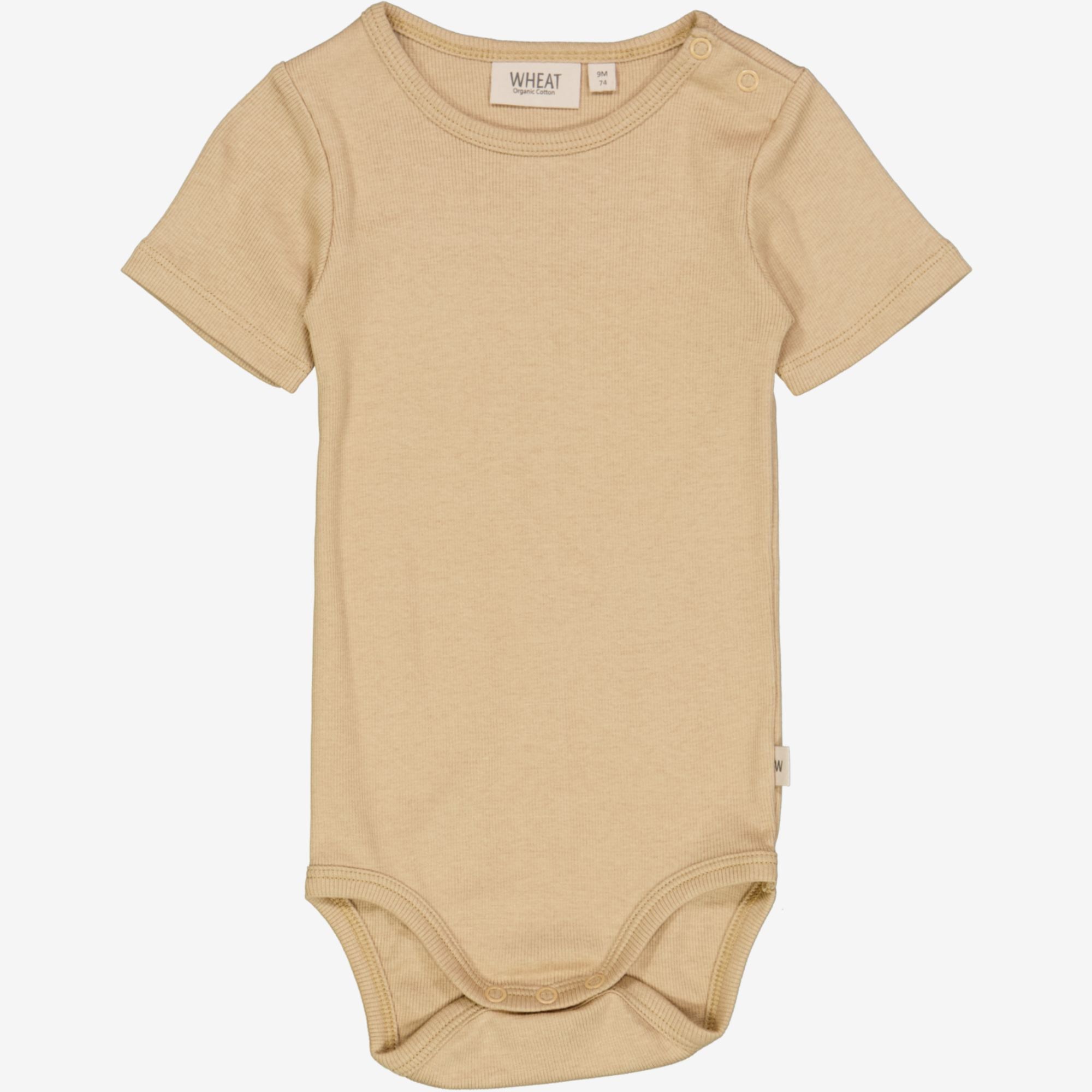 Rib Body Plain SS - latte – Wheat.co.uk