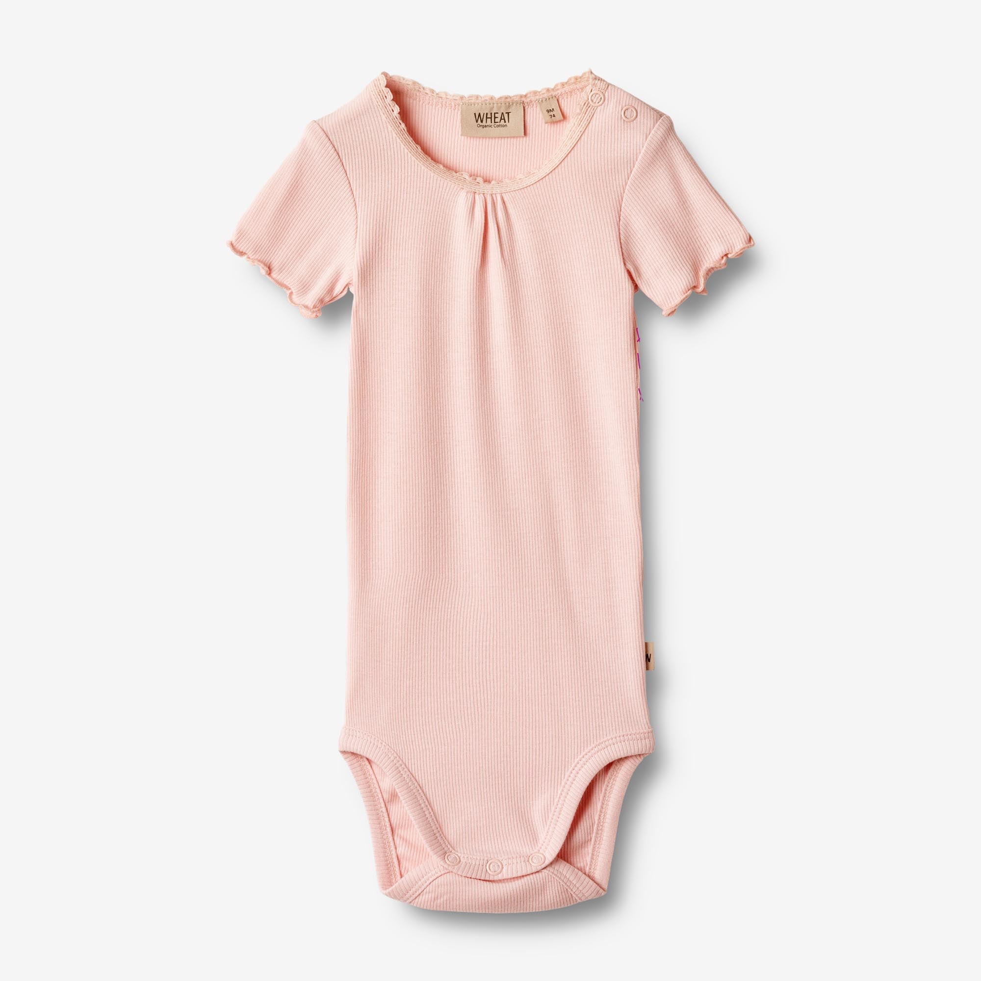 Rib Body S/S Edna | Baby - rose ballet – Wheat.co.uk