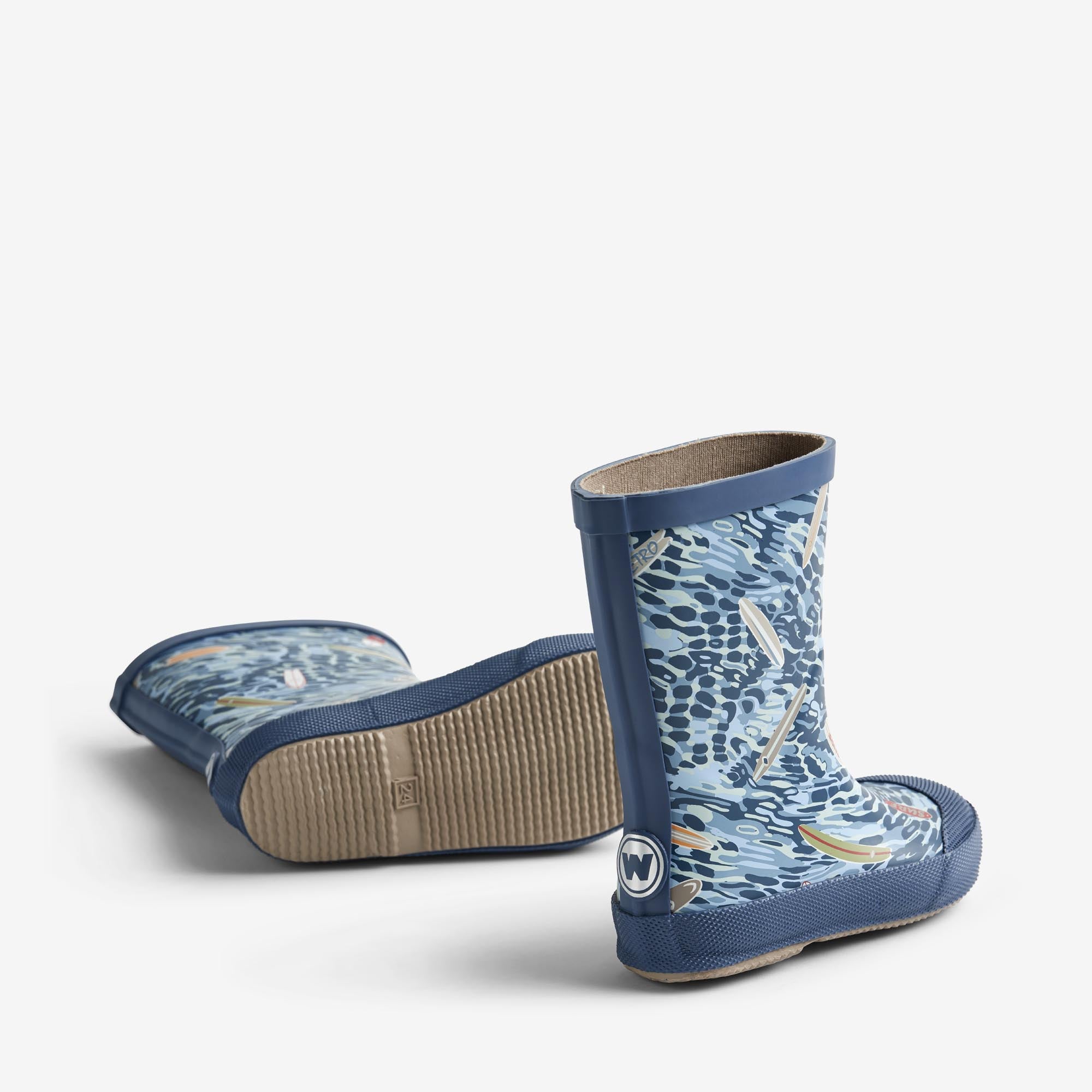 Rubber Boot Print Muddy - indigo surfboards – Wheat.co.uk