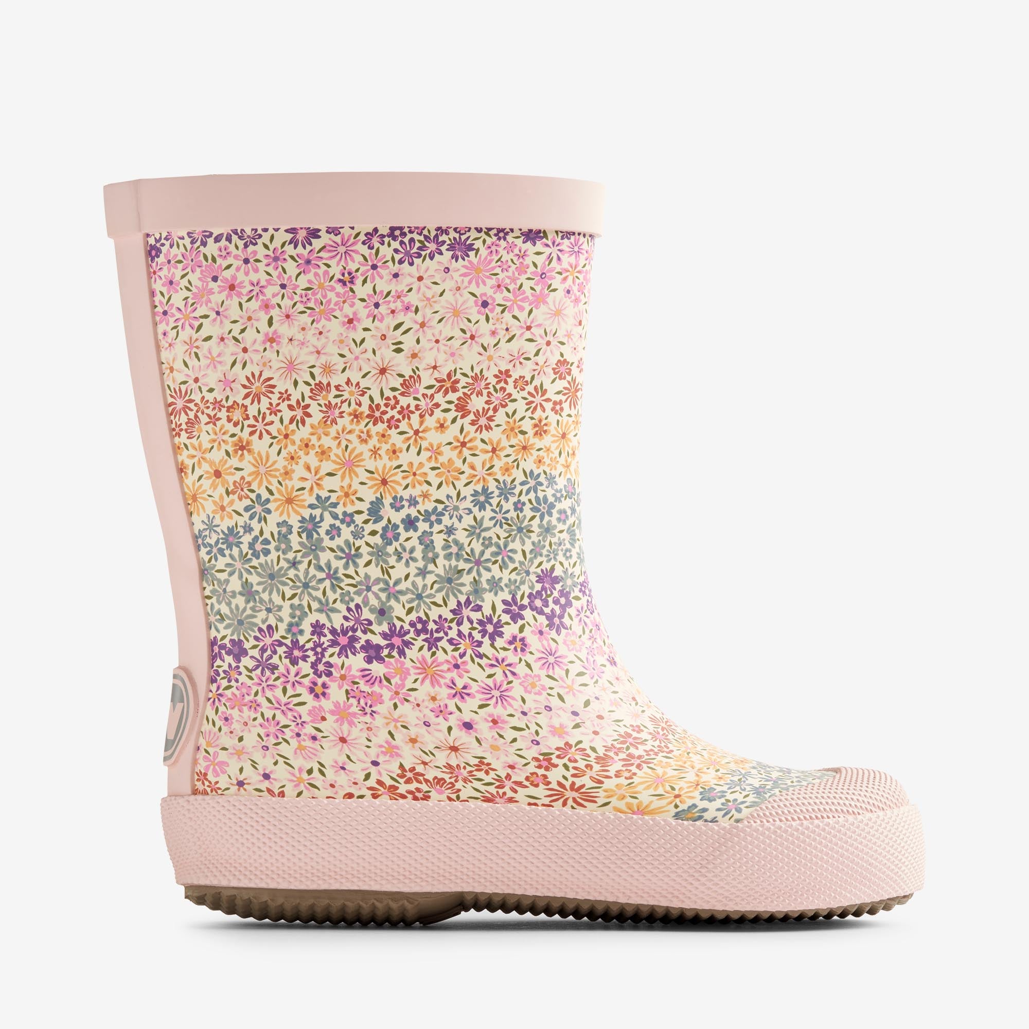 Rubber Boot Print Muddy - rainbow flowers – Wheat.co.uk