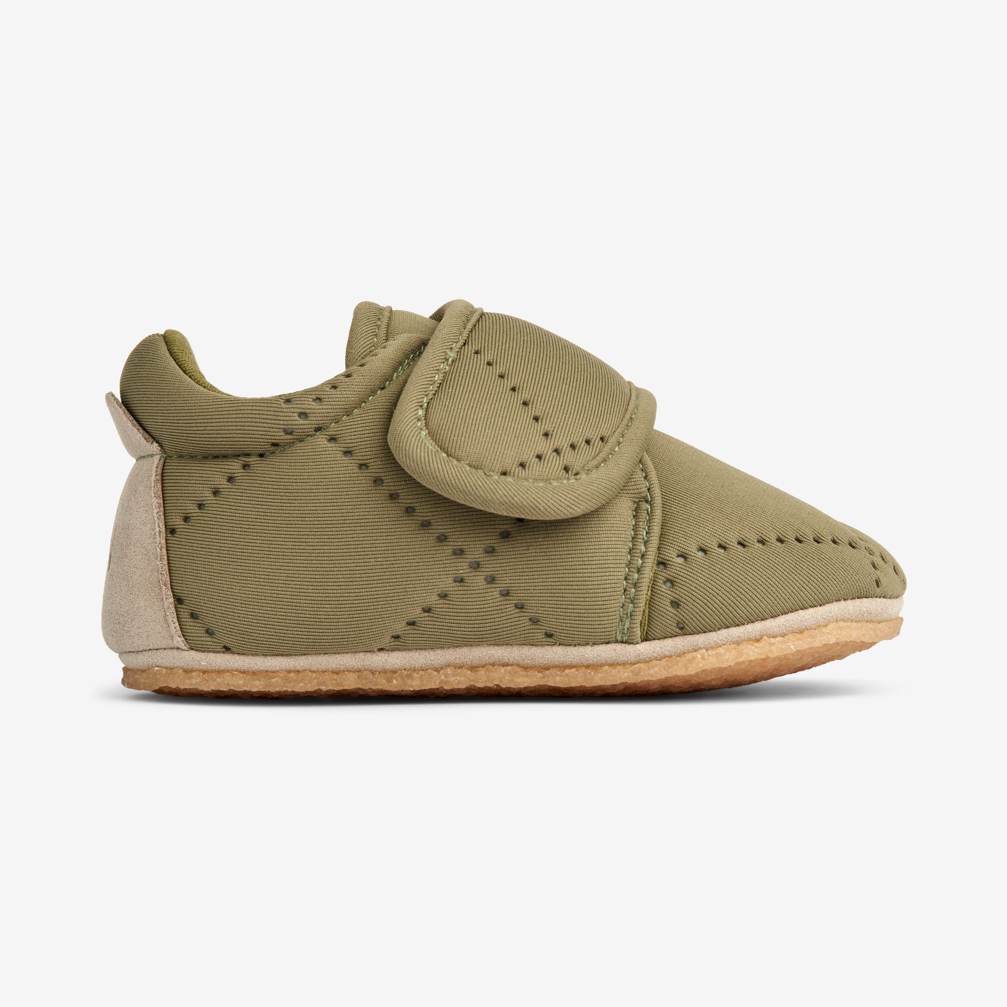 Sasha Thermo Home Shoe | Baby - olive – Wheat.co.uk