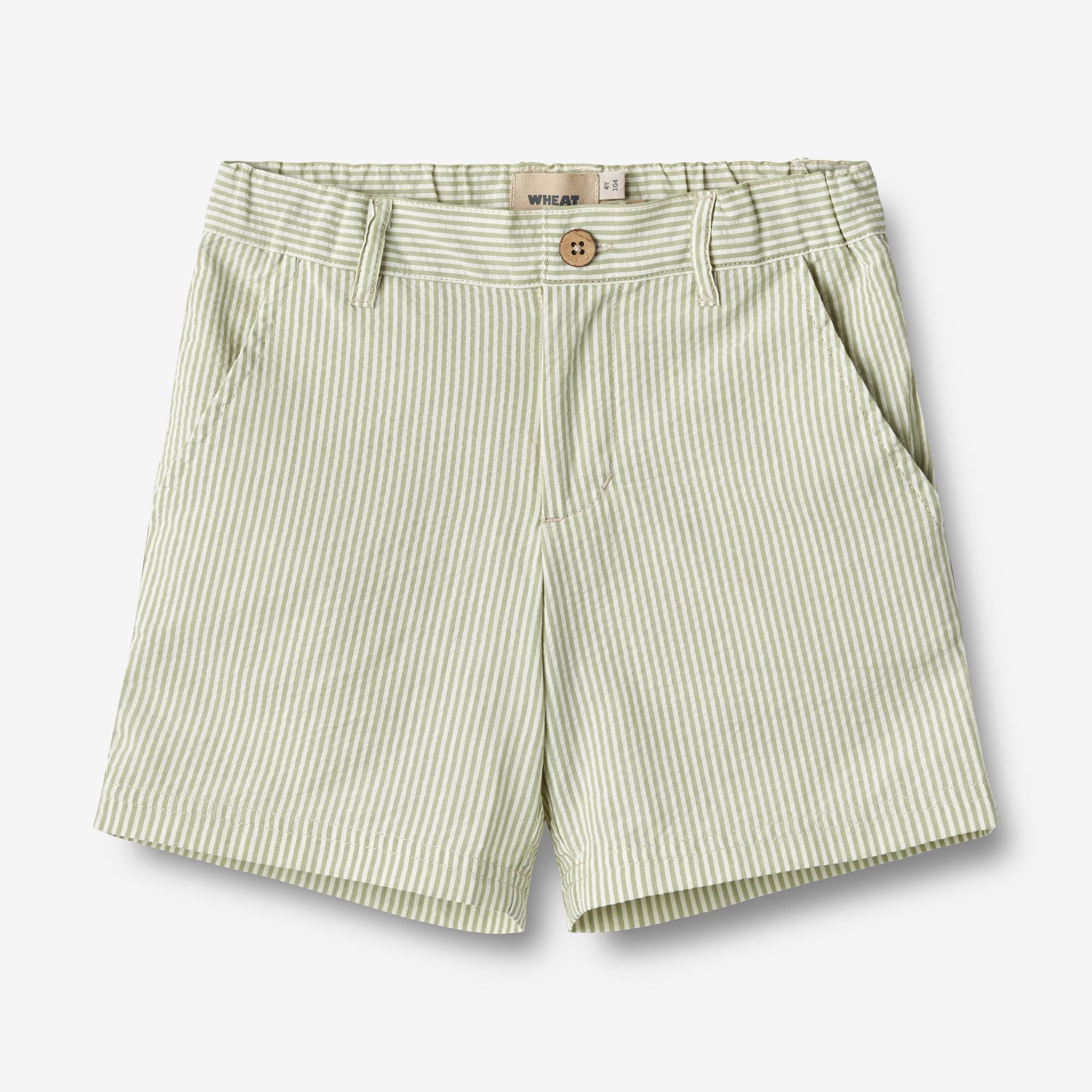 Shorts Elvig - green stripe – Wheat.co.uk