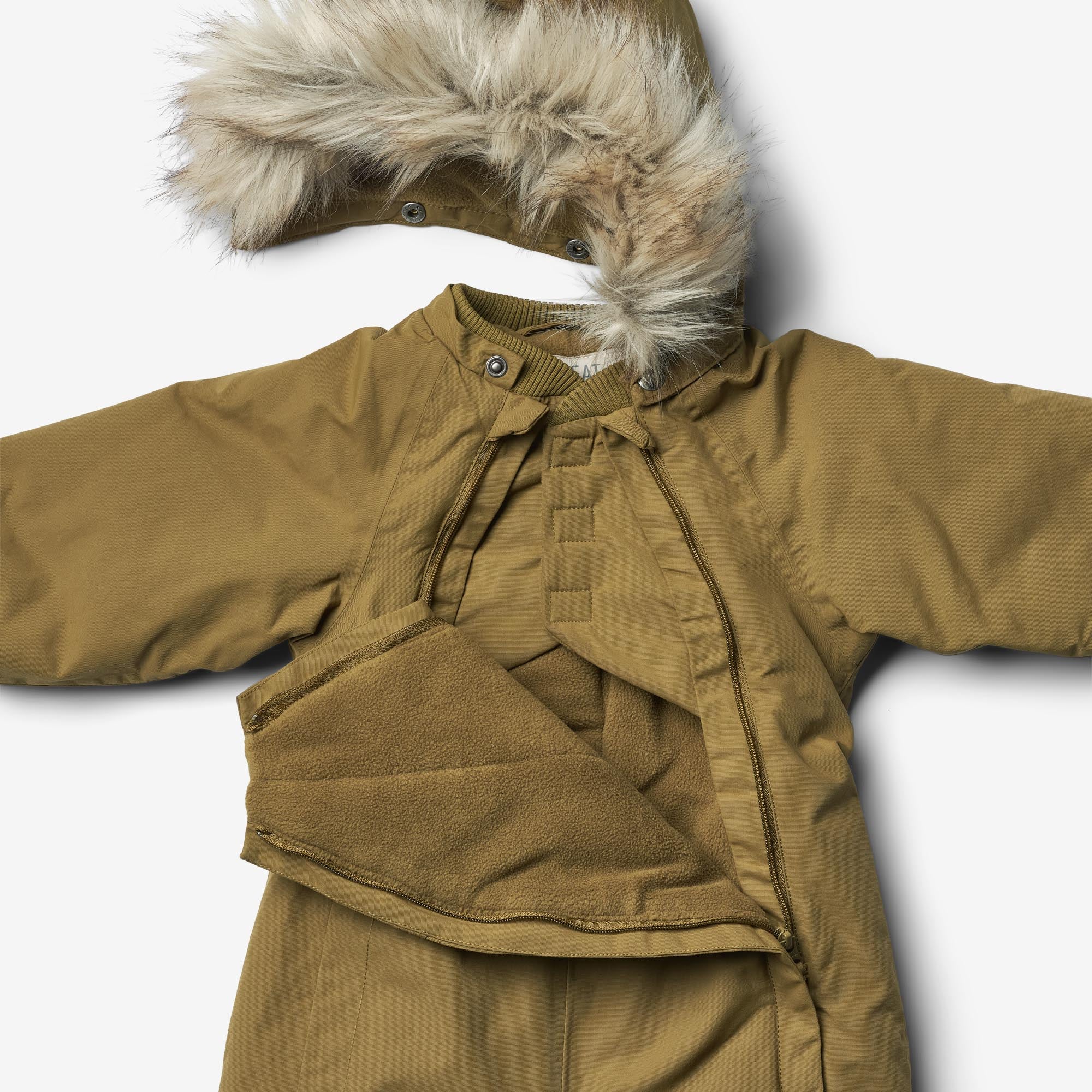 Snowsuit Nickie Tech | Baby - dry moss – Wheat.co.uk