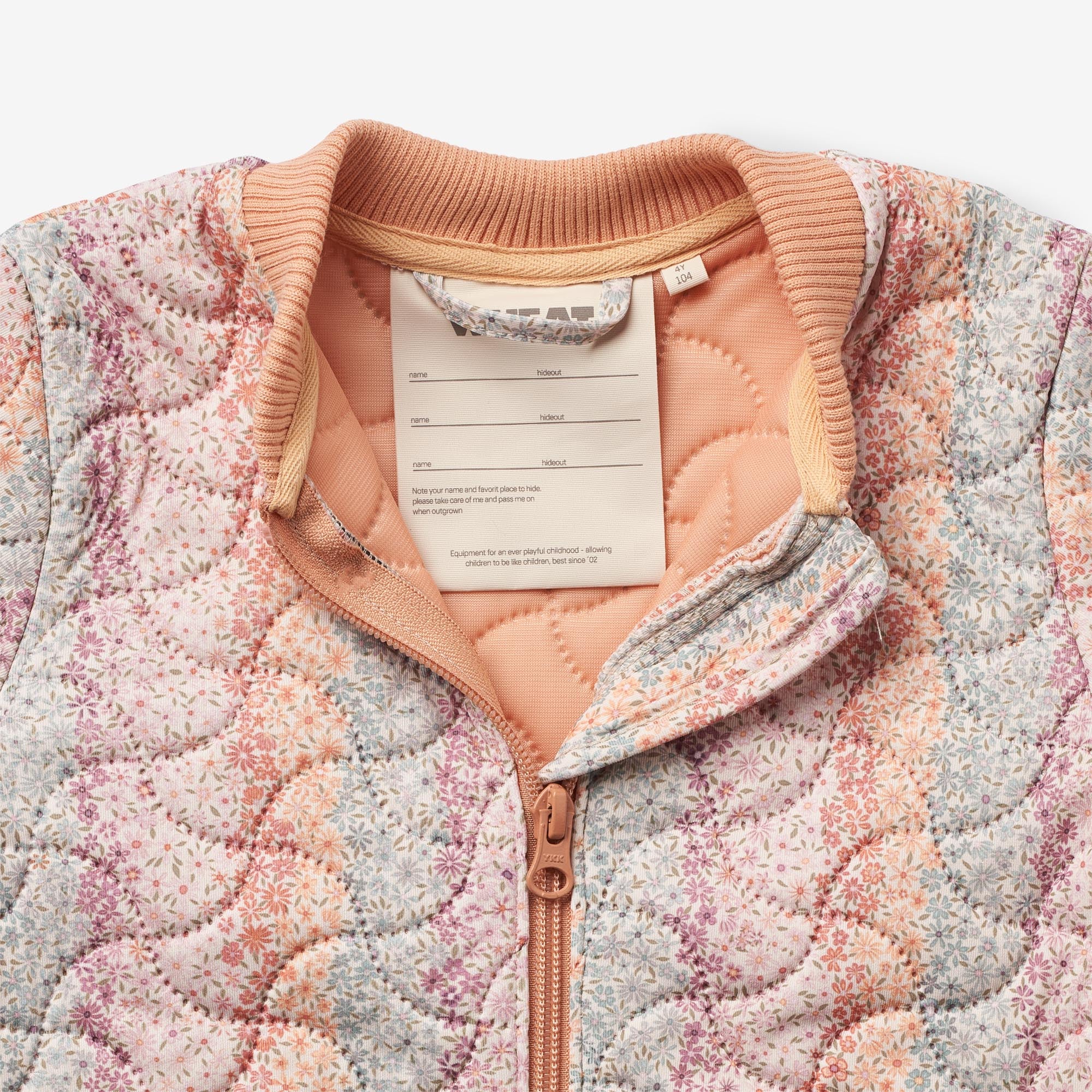 Thermo Jacket Herta - rainbow flowers – Wheat.co.uk