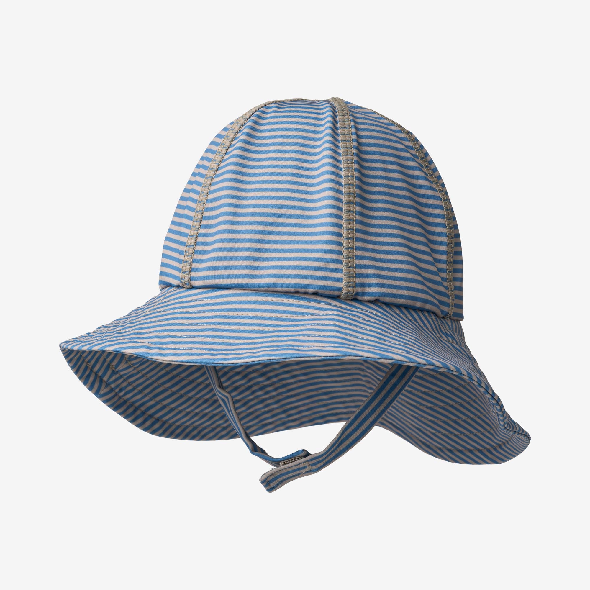 UV Sun Hat Bora - blue swim stripe – Wheat.co.uk