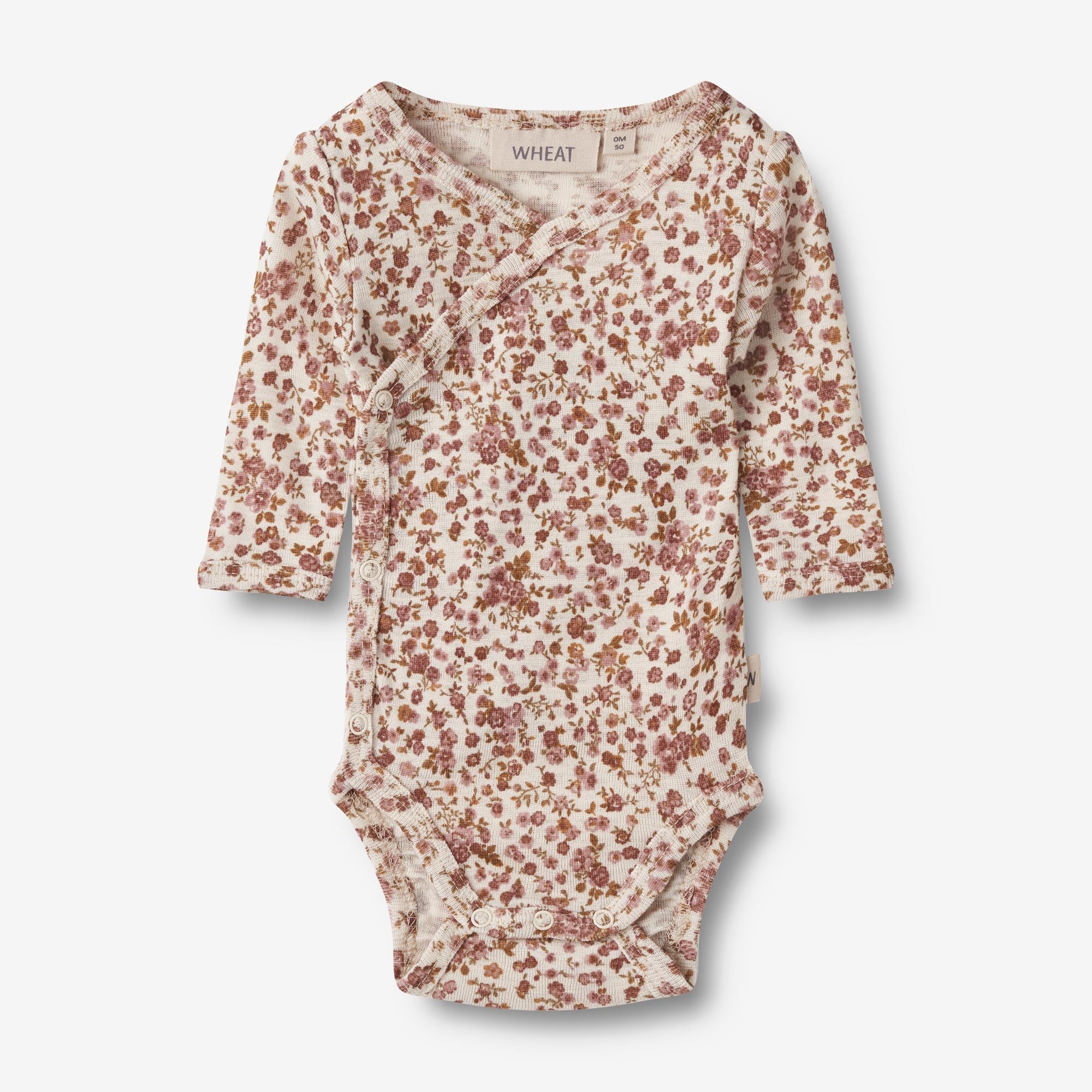 Wool Body L/S Willow - rose flowers – Wheat.co.uk