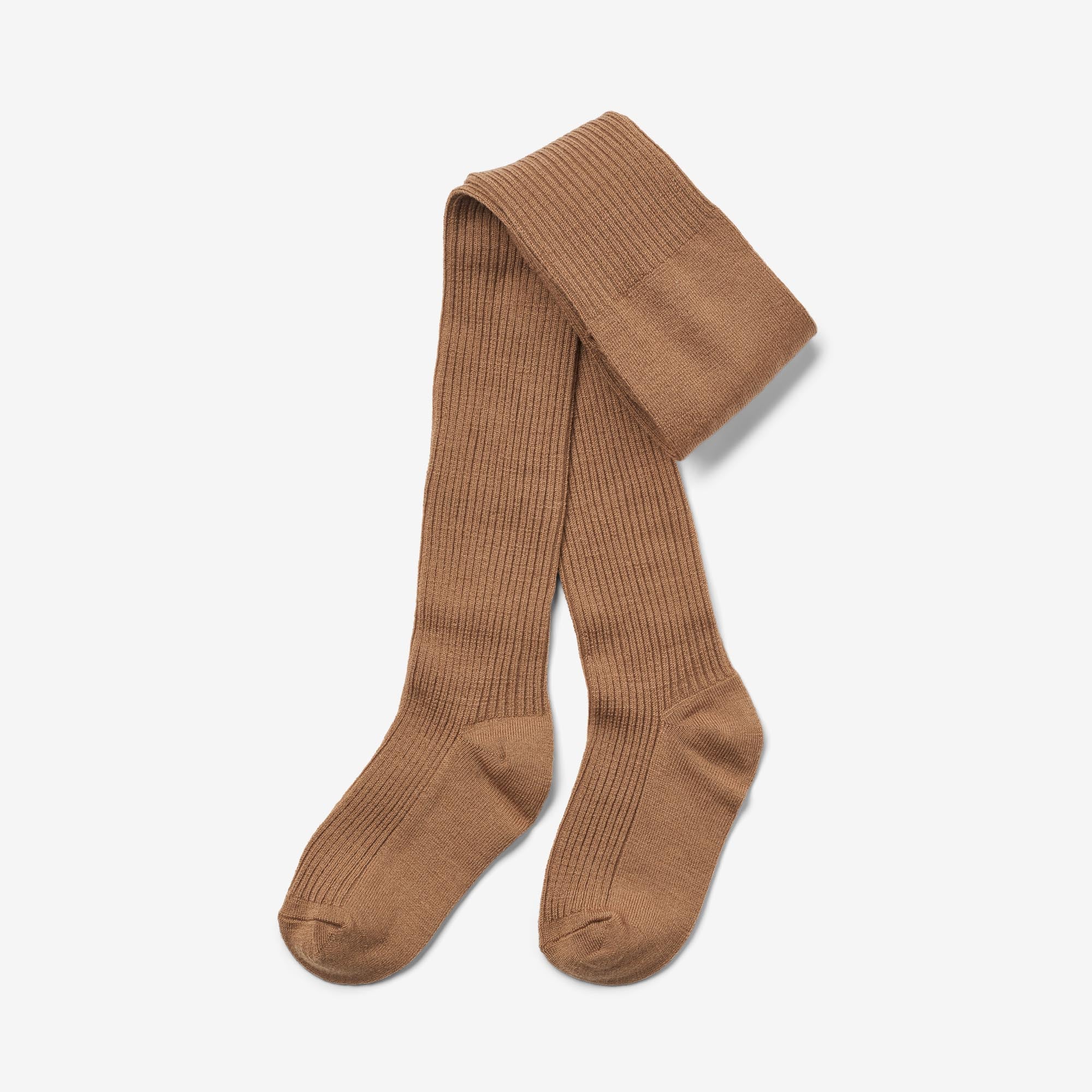 Wool Rib Tights Robin - caramel – Wheat.co.uk
